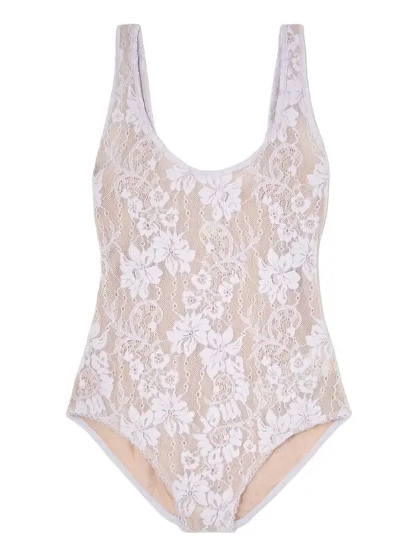 Zimmermann Lace Bodysuit - White