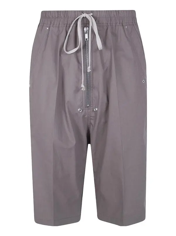 Rick Owens Cargo Zip Shorts - Gray