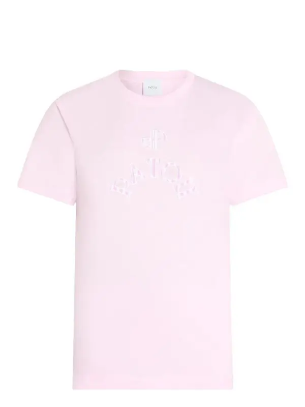 PATOU Logo T-shirt - Candy Pink