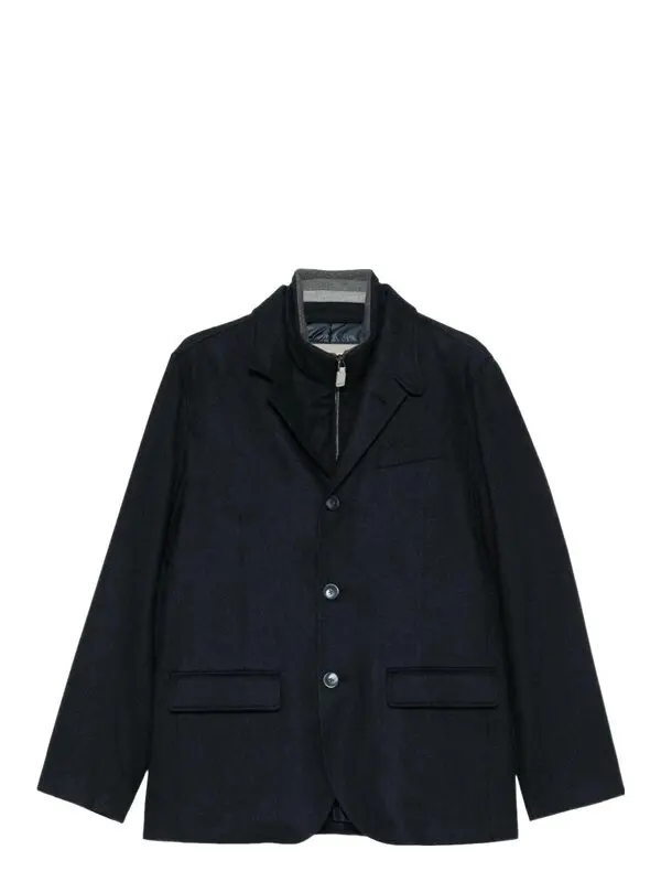 Herno Long-sleeved Zip-up Jacket - Black