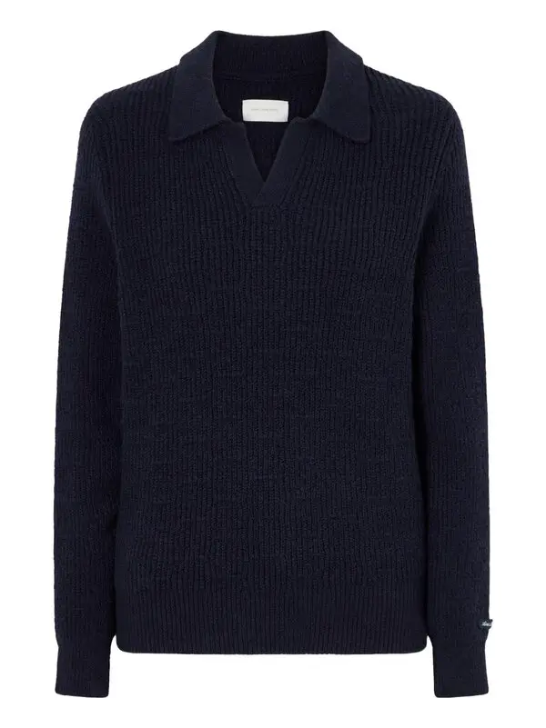 Aimé Leon Dore Cotton-blend Bouclé Polo Shirt - Black