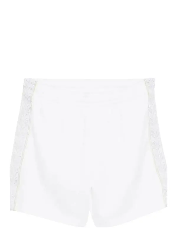 Casablanca Laurel Track Shorts - White