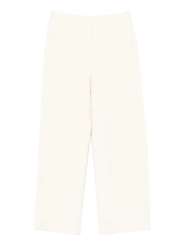 Max Mara Wool And Cashmere Knit Trousers - White