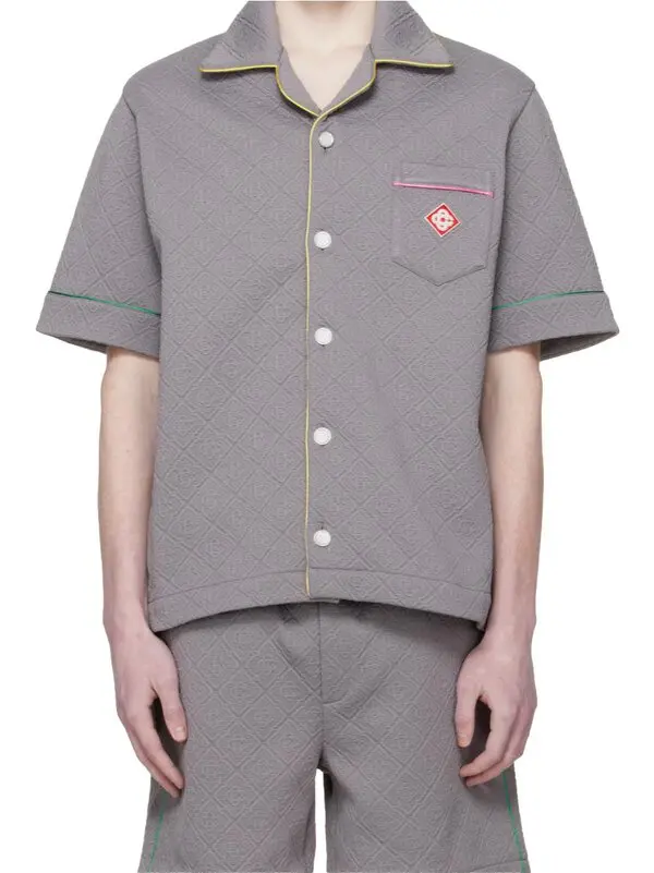 Casablanca Jacquard Shirt - Gray