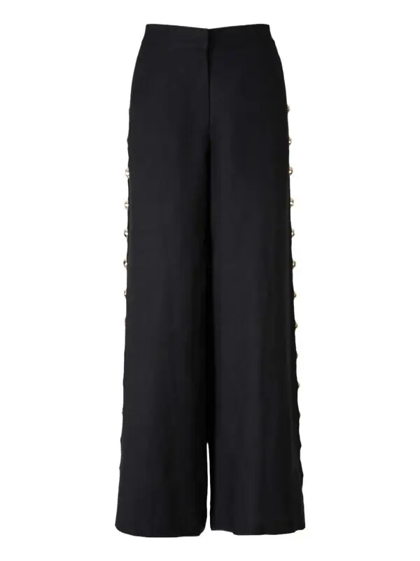 Simkhai Riveted Wide-leg Pants - Black