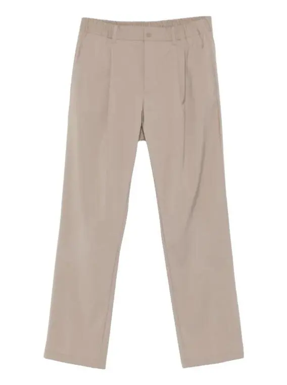 Herno Elasticated Pleated Trousers - Taupe