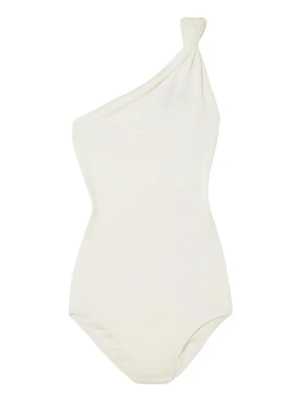 Tove Lior One-shoulder Twisted Bodysuit - White
