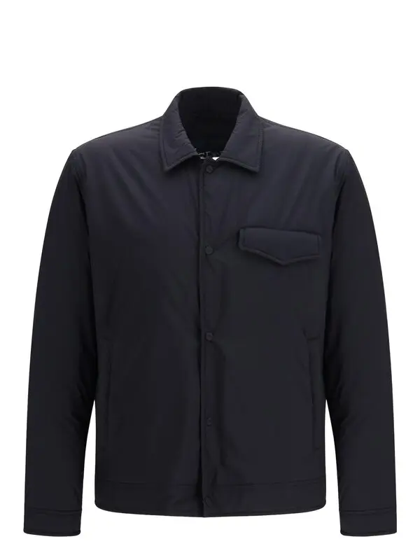 Herno Globe Lab Padded Shacket Jacket - Black