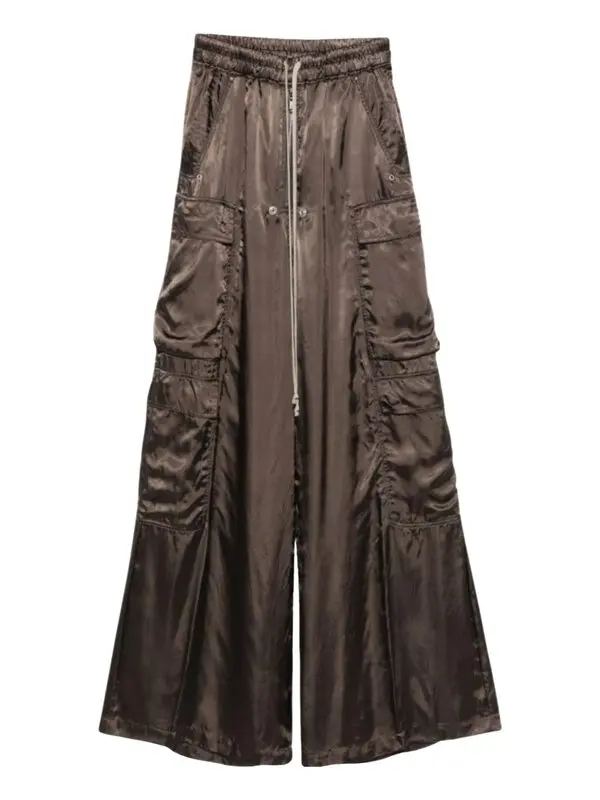 Rick Owens Drawstring Cargo Pants - Brown