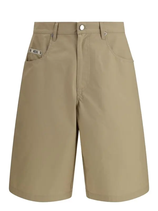 Moschino Long Bermuda Shorts - Beige