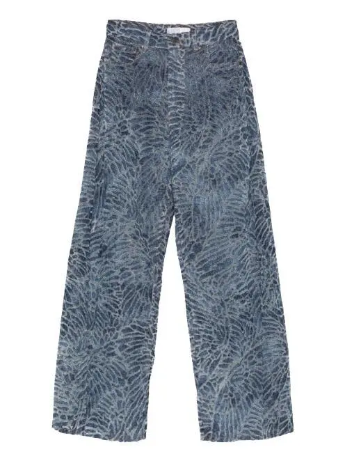 Giuseppe Di Morabito High-waist Wide-leg Pants - Gray