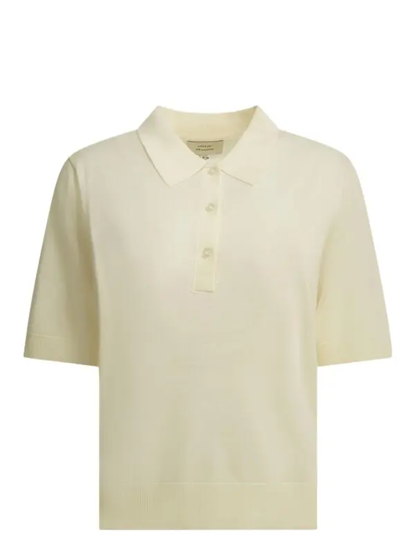 Loulou De Saison Short-sleeve Polo Shirt - Nude