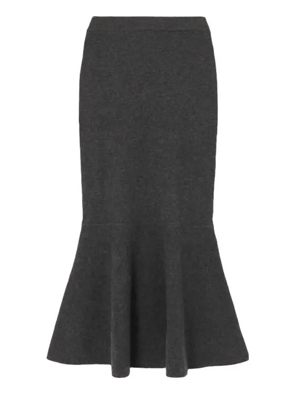 Altuzarra Wool-blend Midi Skirt - Black