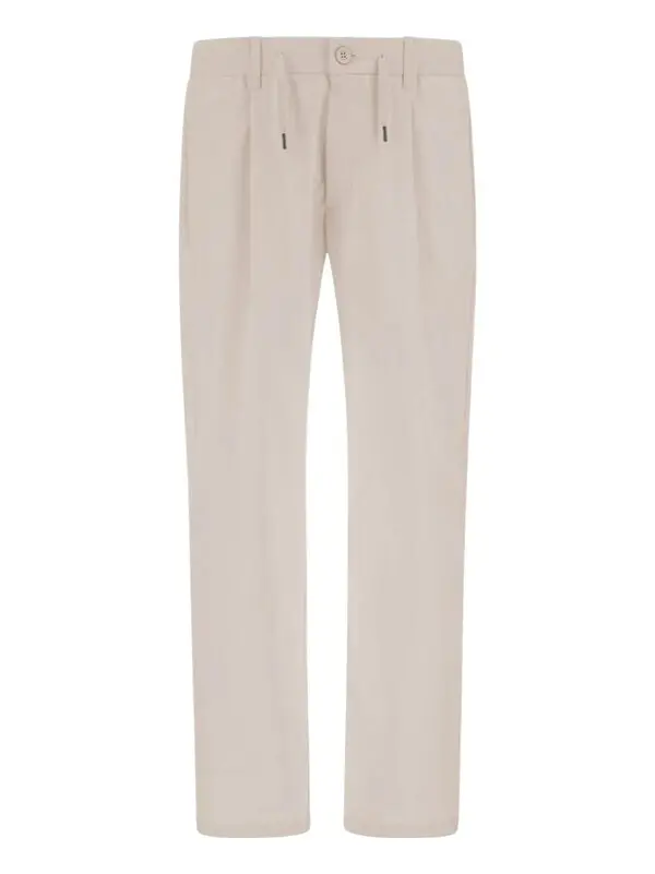 Herno Pleated Detail Trousers - Nude