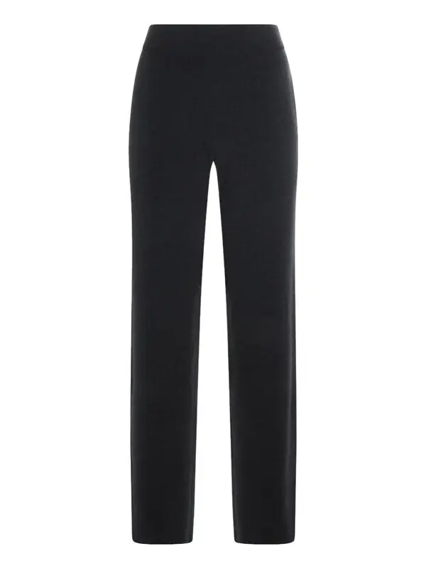 AYA MUSE Straight Leg Trousers - Black