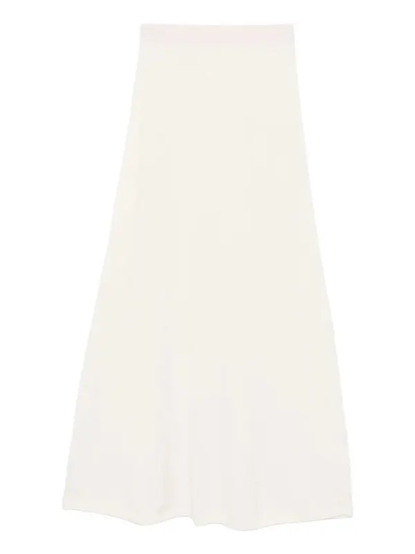 LISA YANG Elastic Waist Skirt - Beige