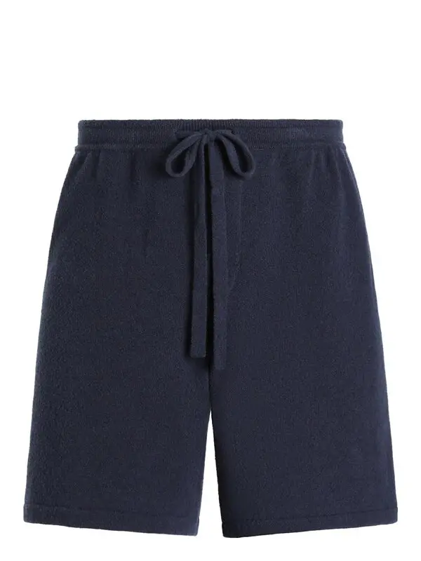 Dolce & Gabbana Knitted Drawstring Shorts - Blue