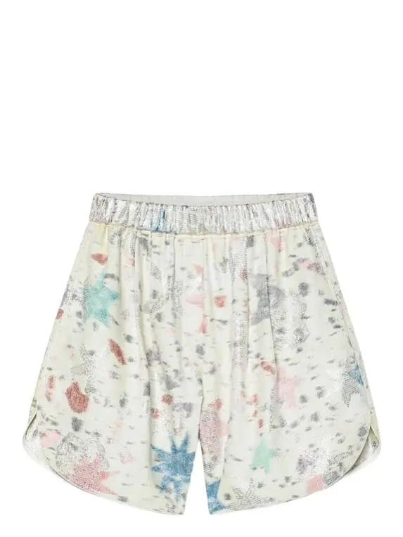 FORTE_FORTE Les Folies Patterned Shorts - Bright Color