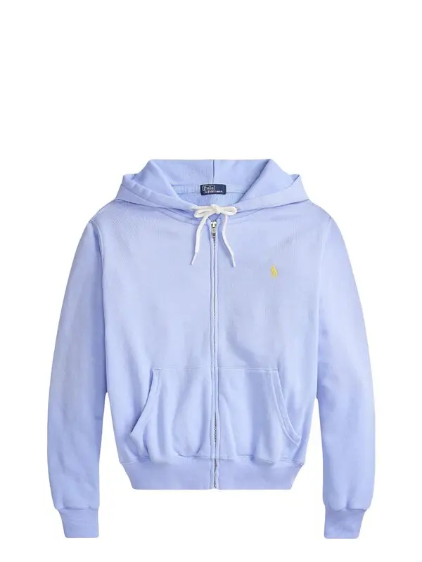 Ralph Lauren Embroidered Pony Zip-up Hoodie - Blue
