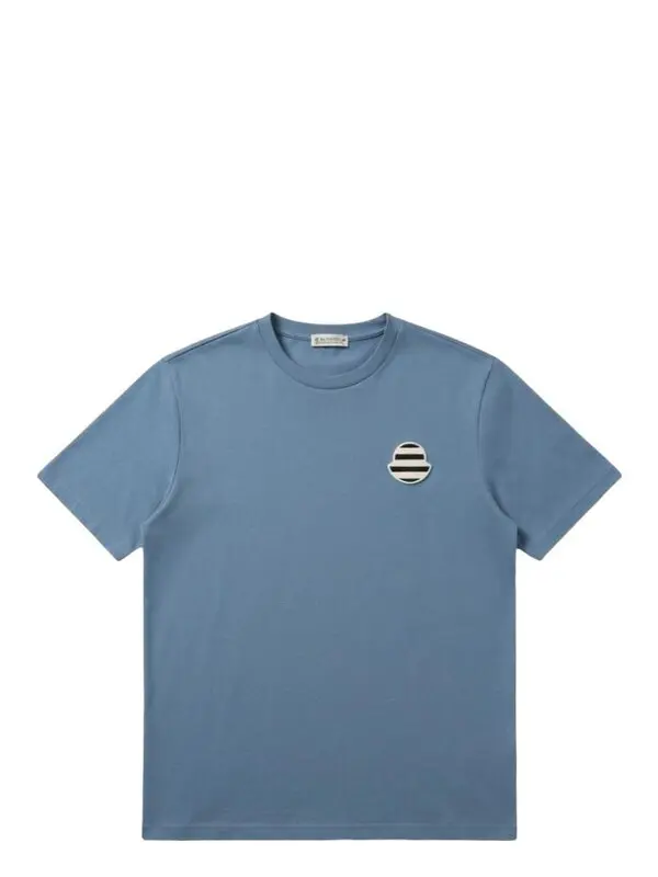 Moncler Short Sleeve T-shirt - Blue