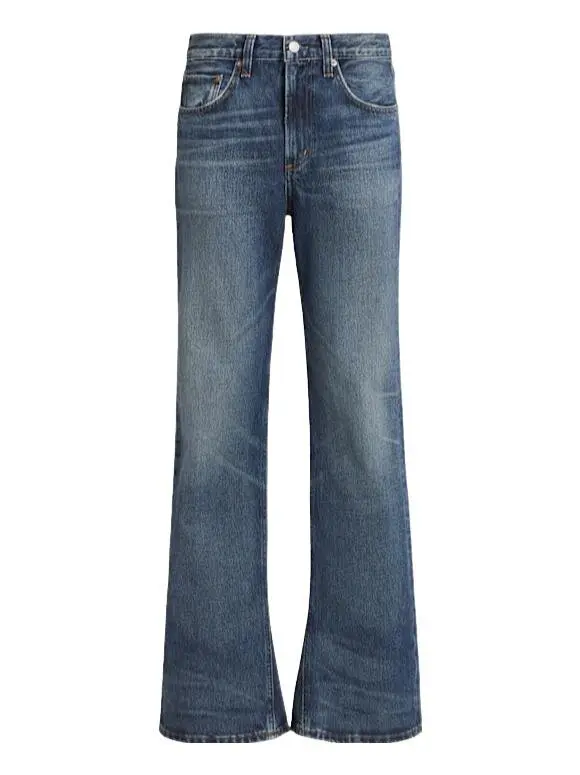 AGOLDE Mid-rise Flared Jeans - Blue