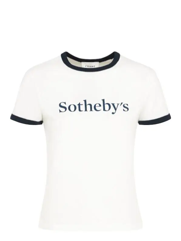 FRAME X Sotheby's Cosmetic Cotton T-shirt - White