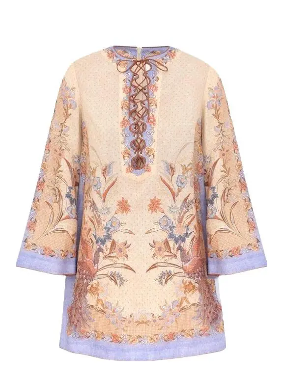 Zimmermann Indra Floral Mini Dress - No