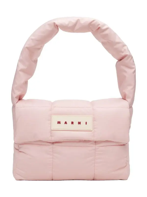Marni Quilted Tote Bag - Cinder Rose