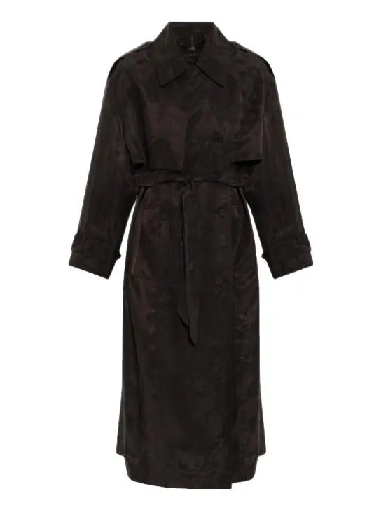 ALLSAINTS Linnie Belted Trench Coat - Torte Brown
