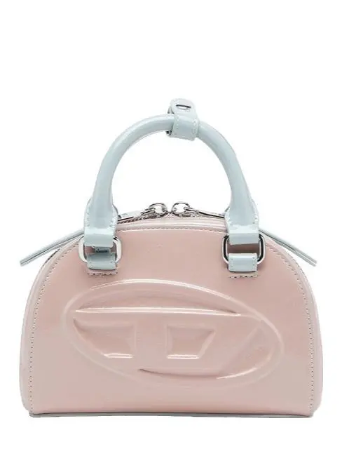 DIESEL® 1dr Dome Embossed Crossbody Bag - Pink