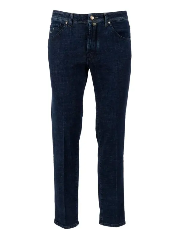 Jacob Cohen Five-pocket Cropped Jeans - Black