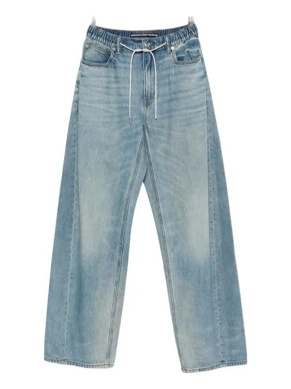 Alexander Wang Drawstring Jeans - Gray