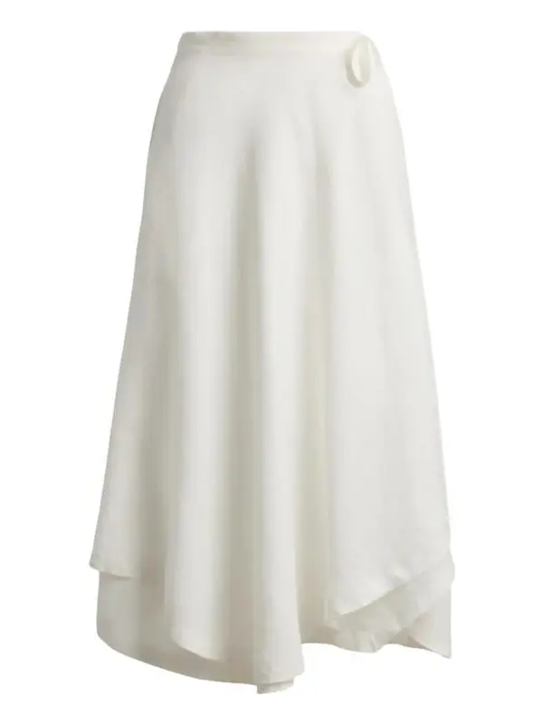 Polo Ralph Lauren Palma Midi Skirt - White