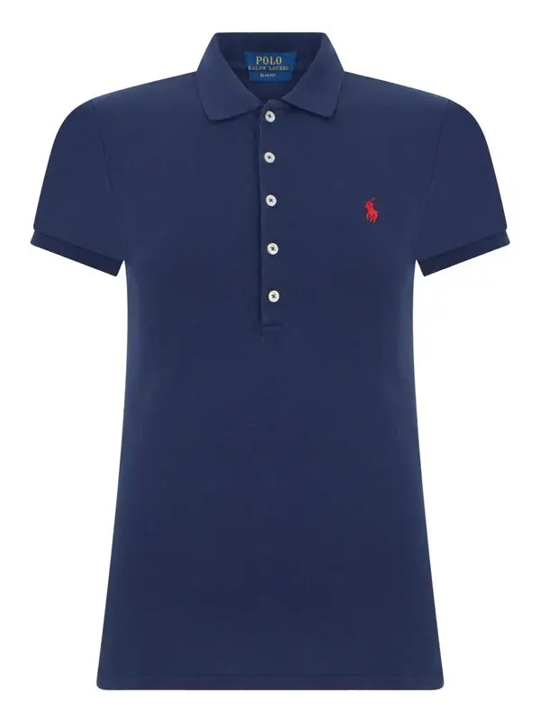 Polo Ralph Lauren Slim Fit Logo Polo Shirt - Blue