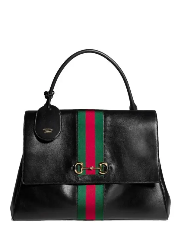 Gucci Paparazzo Large Top Handle Bag - Black