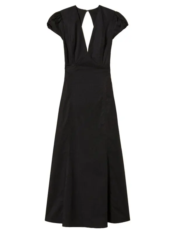 TWINSET Cutout V-neck Maxi Dress - No