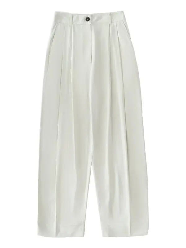 Studio Nicholson Acuna Pleated Trousers - White