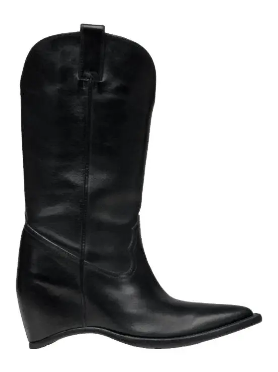 MAISON MARGIELA Cowboy High Boots - Black