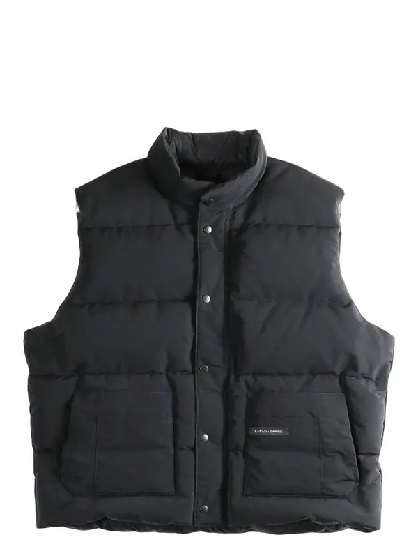 Canada Goose Quilted Stand Collar Puffer Vest - Black