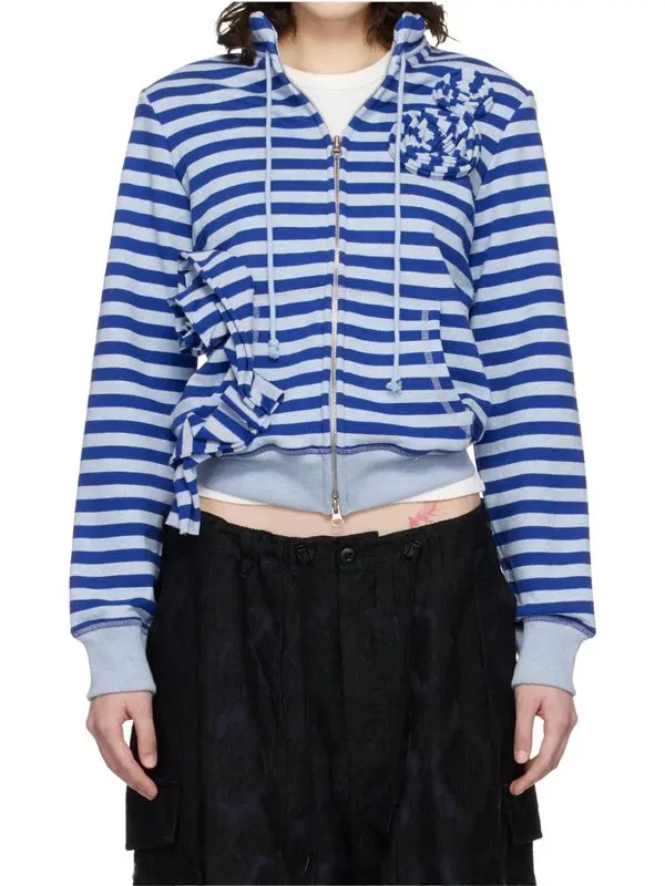 OPEN YY Appliqué Zip-up Sweatshirt - Multicolor