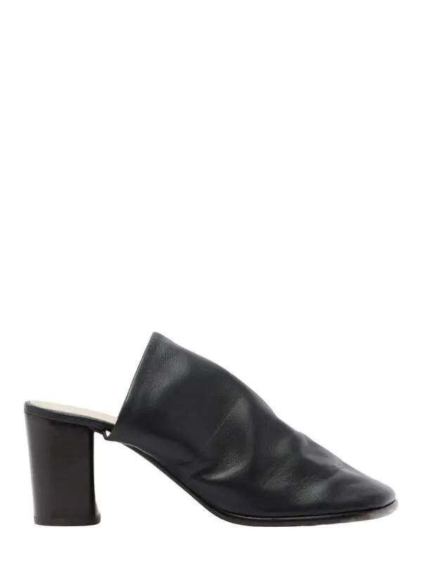 LEMAIRE Glove Leather Mules - Black