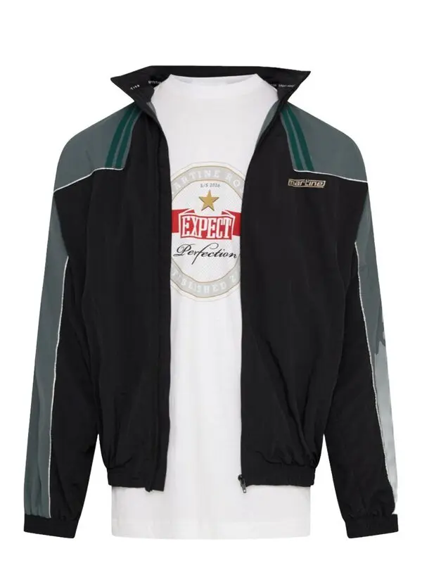 Martine Rose Embroidered Zip-up Jacket - Blk