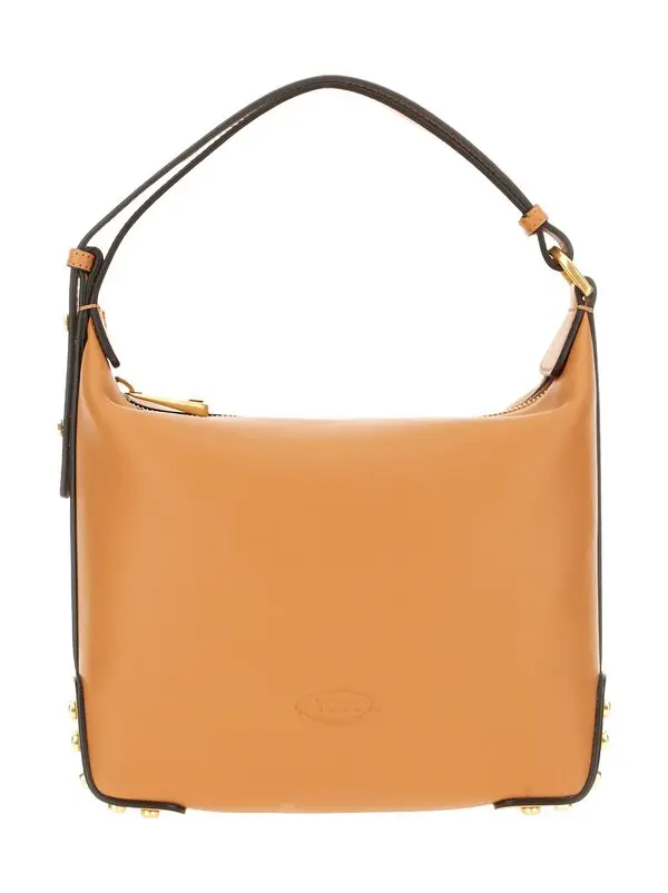 TOD'S Zippered Shoulder Bag - Yellow