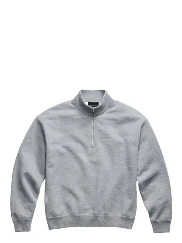 Canada Goose Long Sleeve Half-zip Sweatshirt - Stone Heather
