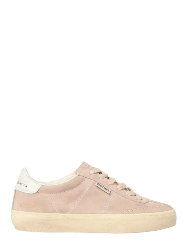 GOLDEN GOOSE Soul Star Suede Sneakers - Nude