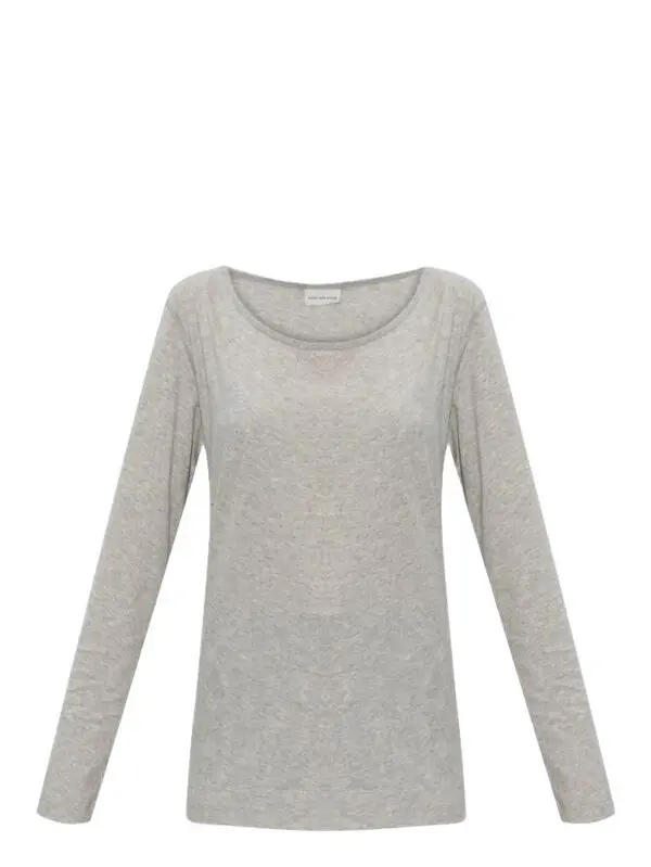 Dries Van Noten Long Sleeve T-shirt - Gray