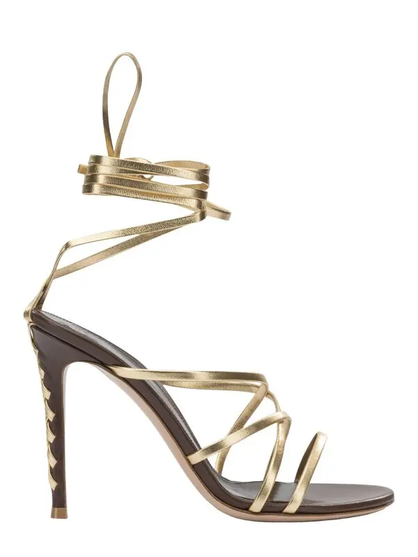 GIANVITO ROSSI Strappy High-heeled Sandals - Nude