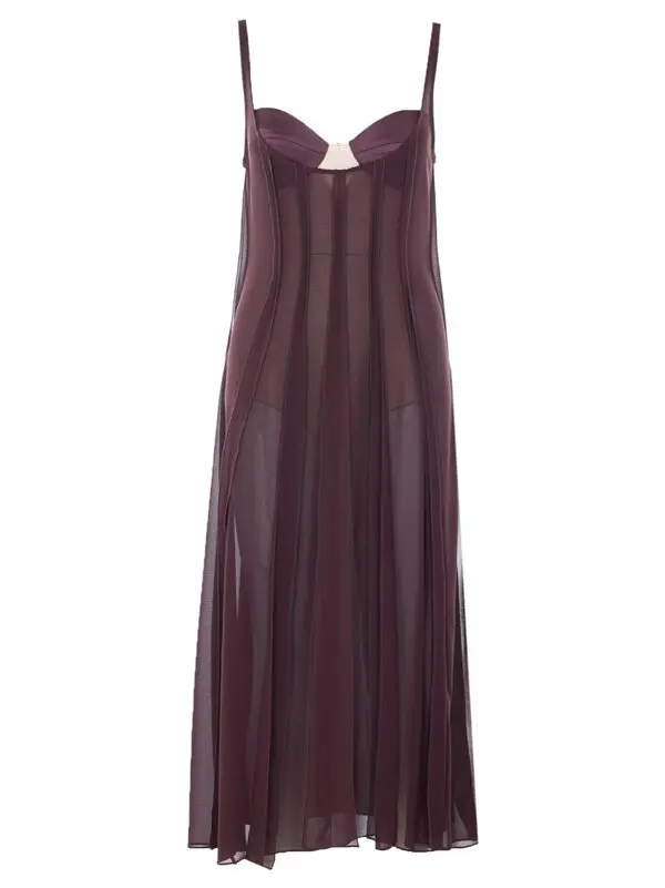 Elisabetta Franchi Sleeveless Maxi Dress With Back Zipper Closure - Black
