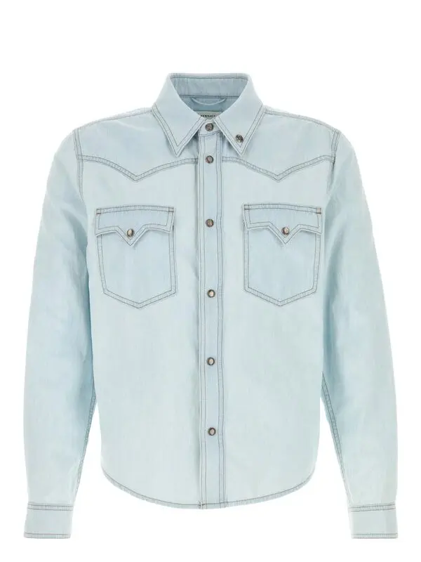 Versace Button-up Denim Shirt - No