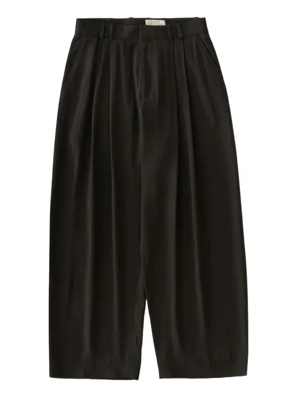 Studio Nicholson Pleated Casual Trousers - Espresso